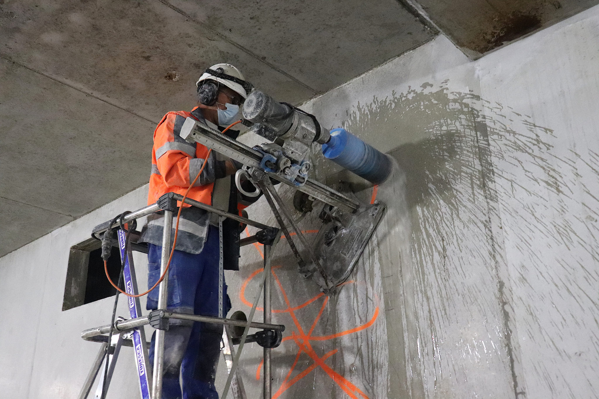 Carottage béton : Percement par carottage au diamant - PSD